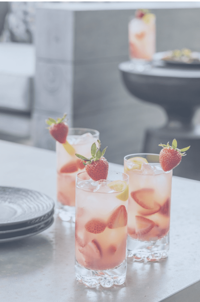Strawberry Lemon Drop Cocktail - Hail Mary Food of Grace